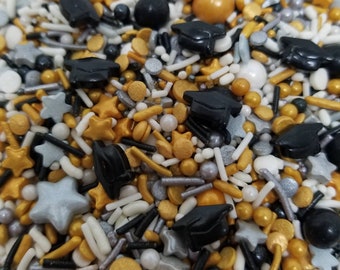 Sprinkles Approx 4oz Jar Graduation Mix - Etsy