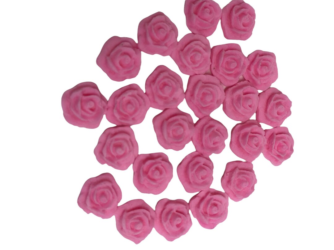 Pink Fondant Roses - Etsy