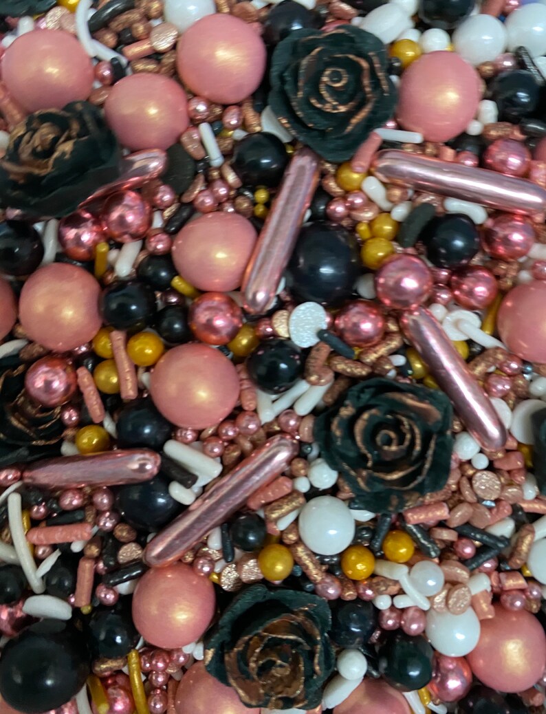 Midnight Rose Sprinkle Mix | Etsy