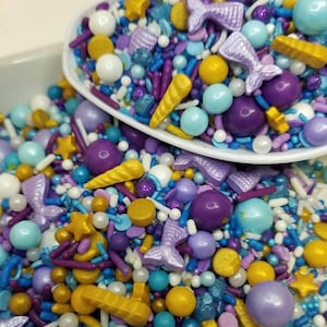 Under the Sea Mermaid Sprinkle Mix - Etsy