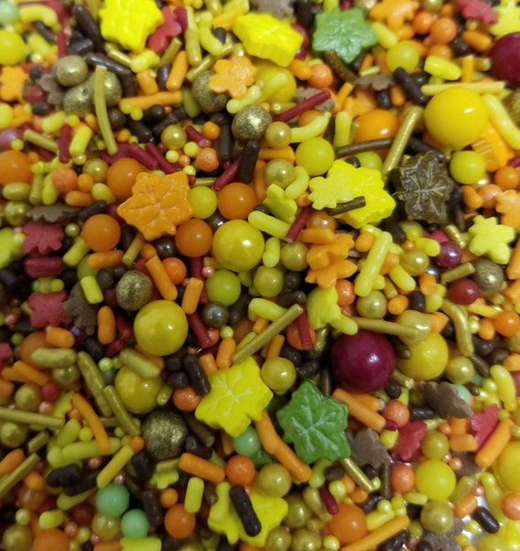 Fall Foliage Sprinkle Mix - Etsy