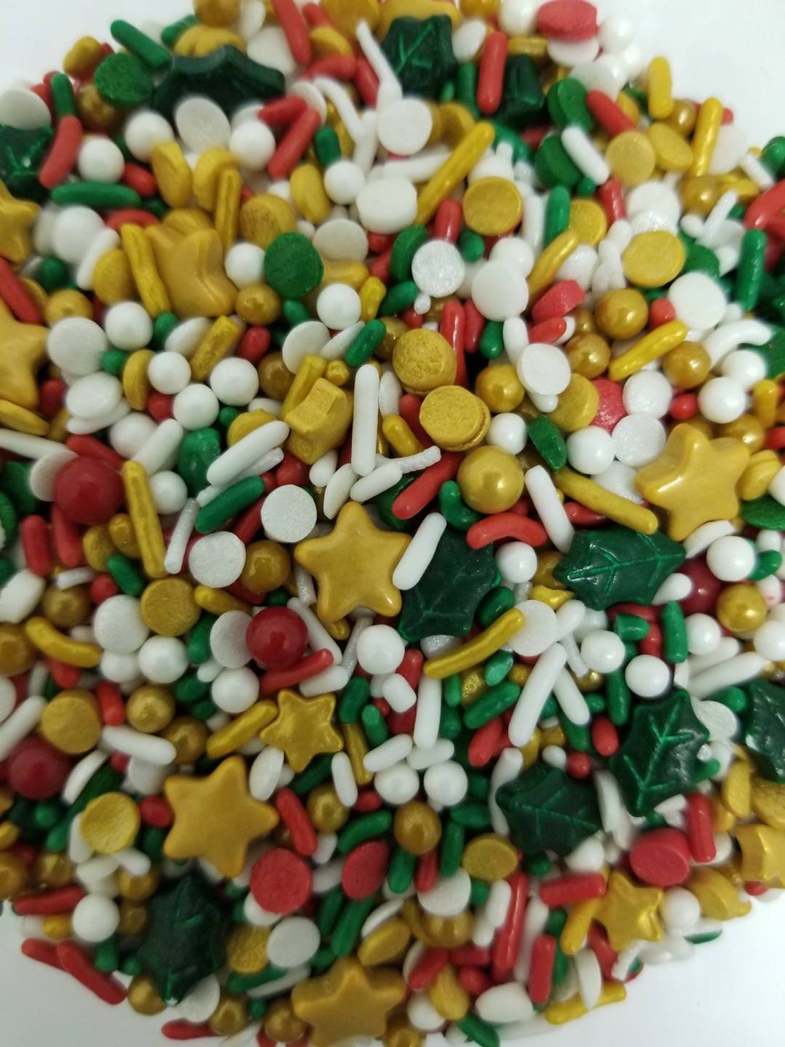 Golden Christmas Sprinkle Mix - Etsy
