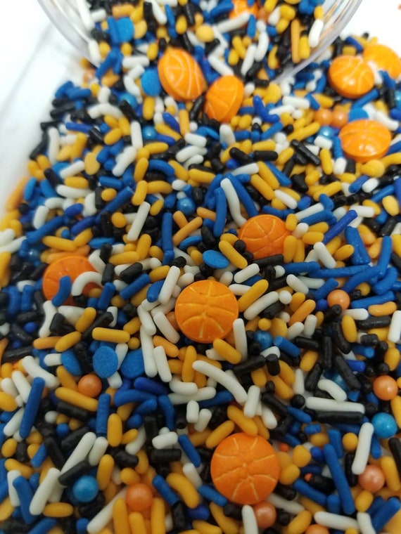 Basketball Sprinkles | Etsy