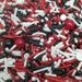 Red Black and White Sprinkle Mix - Etsy