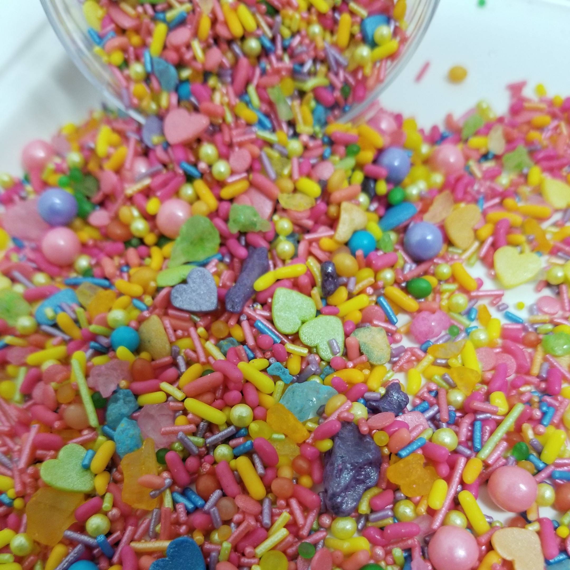Valentine's sprinkles multi-colored | Etsy