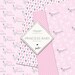 Baby Girl Digital Paper Pack Pink Grey Backgrounds Princess - Etsy