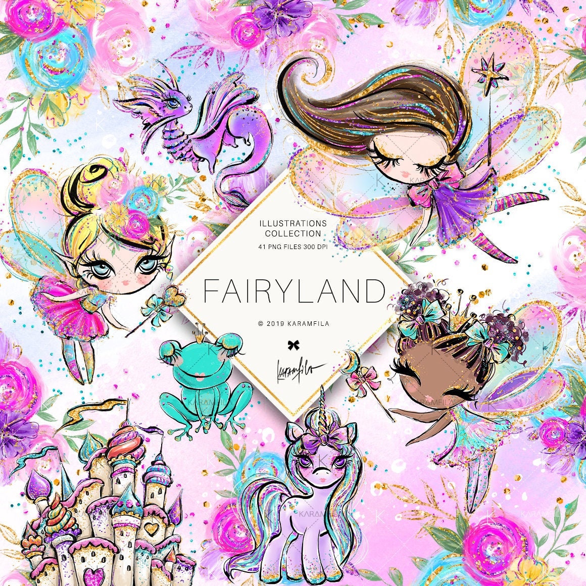 Paper, Party & Kids Embellishments kids girl baby born magic clipart ...