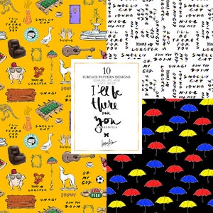 Friends Digital Paper 90's TV Show Patterns - Etsy Canada