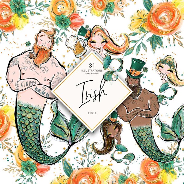 Irish Mermaid - Etsy