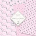 Baby Girl Digital Paper Pack Pink Grey Backgrounds Princess - Etsy