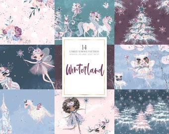 Fairy Clipart Digital Paper : fairy Digital - Etsy