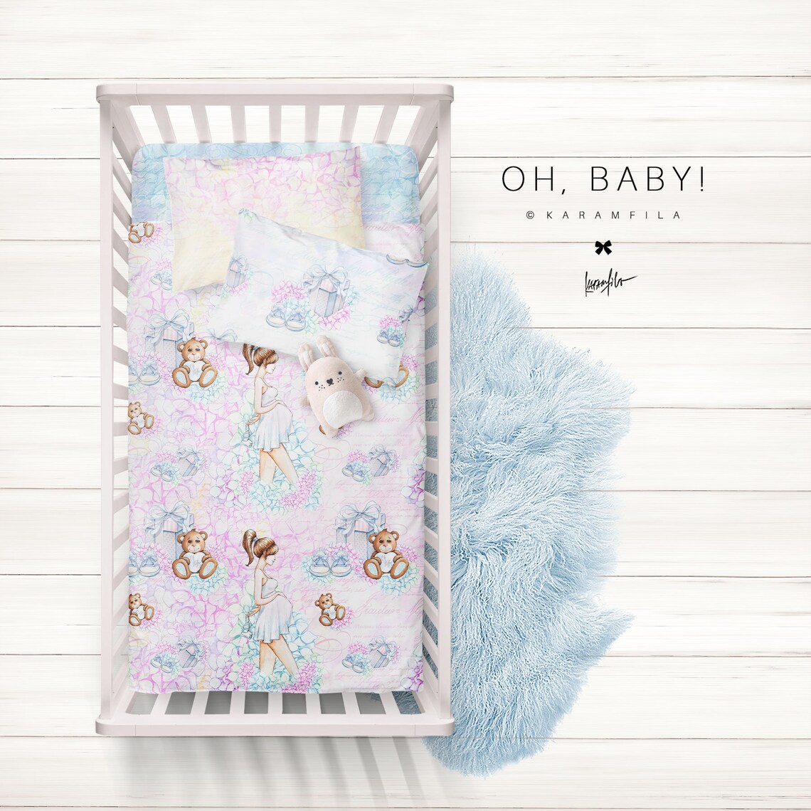 New Baby Paper Pack Pregnancy Planner Cute Teddy Bear | Etsy