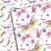 Watercolor Digital Paper Colorful Dragonflies Handpainted - Etsy