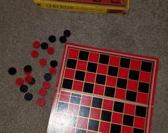 Checkers game | Etsy