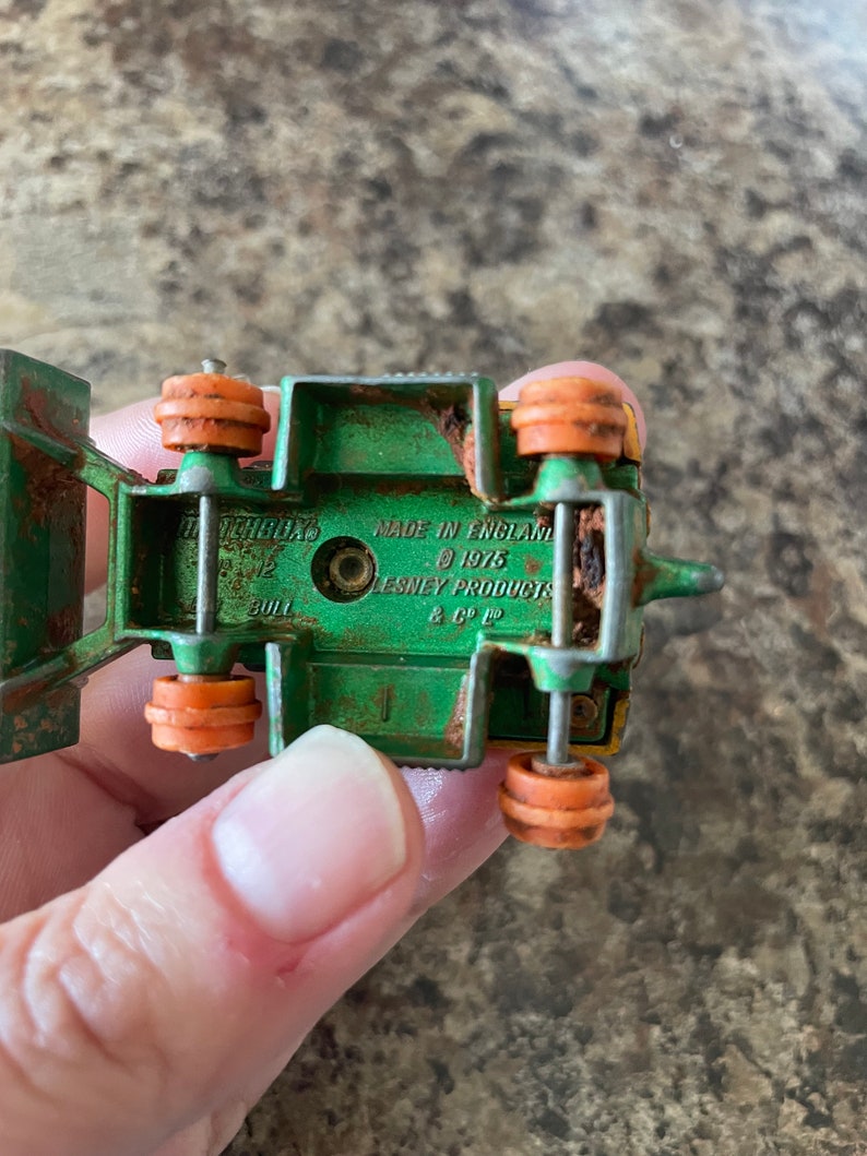 Vintage Matchbox Lensey Diecast Tractor - Etsy