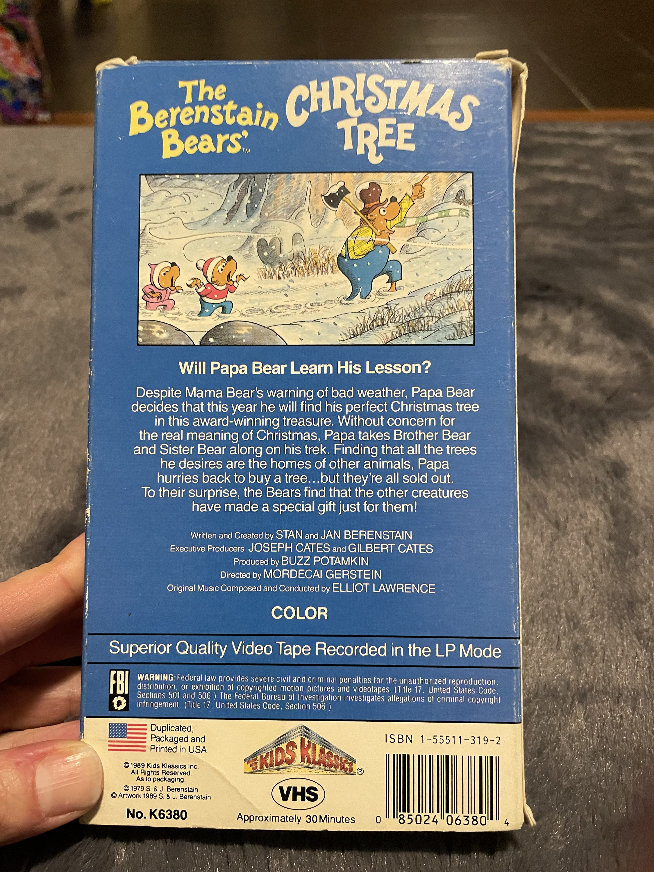 The Berenstain Bears Christmas Tree VHS - Etsy