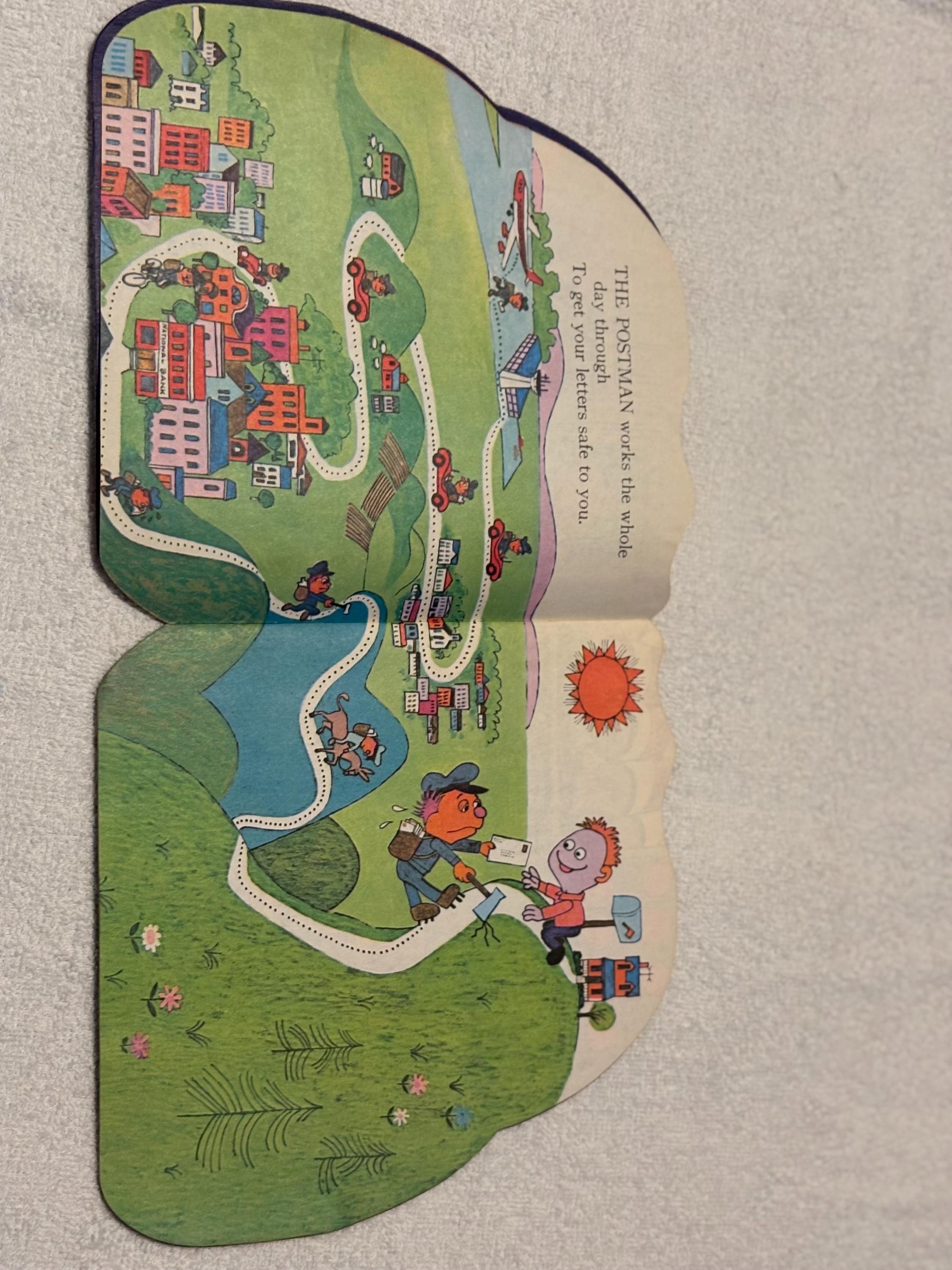 Vintage 1978 Sesame Street People in Your Neighborhood Children’s Book ...