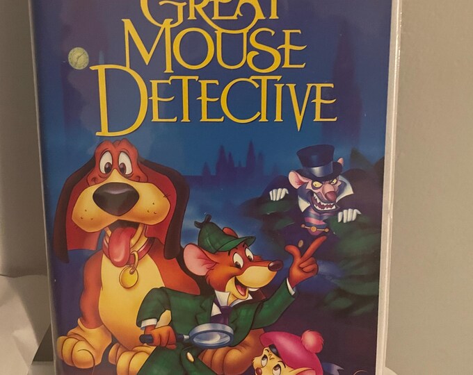 Vintage Disneys the Great Mouse Detective VHS - Etsy