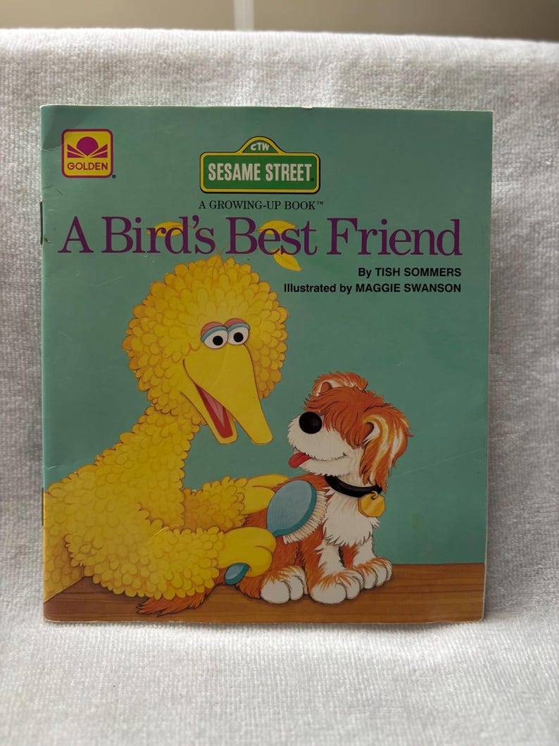 1986 Sesame Street Golden Book a Birds Best Friend Children’s Book - Etsy