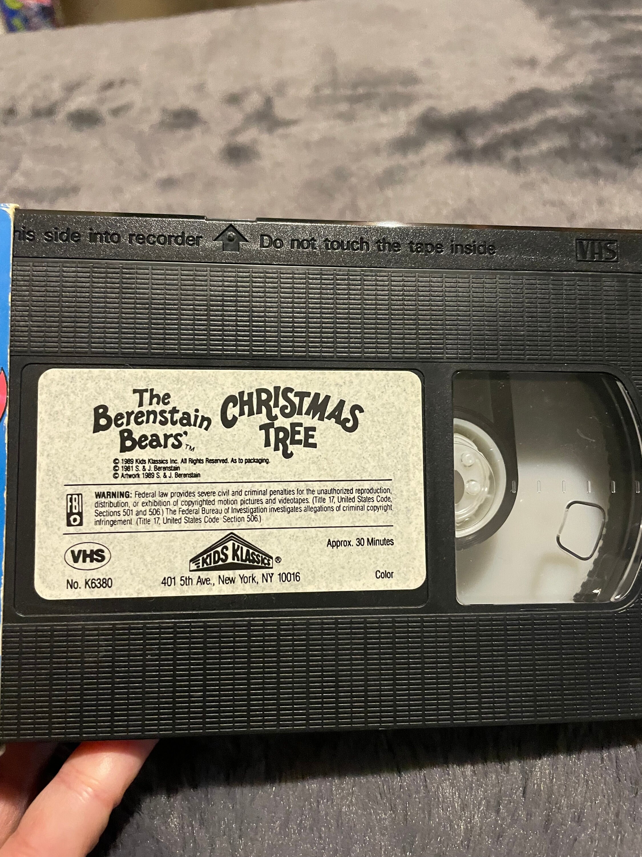 The Berenstain Bears Christmas Tree VHS - Etsy
