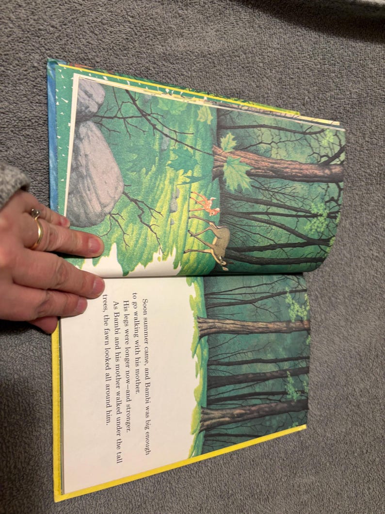 Vintage 1979 Disneys Bambi Grows up Children’s Book - Etsy