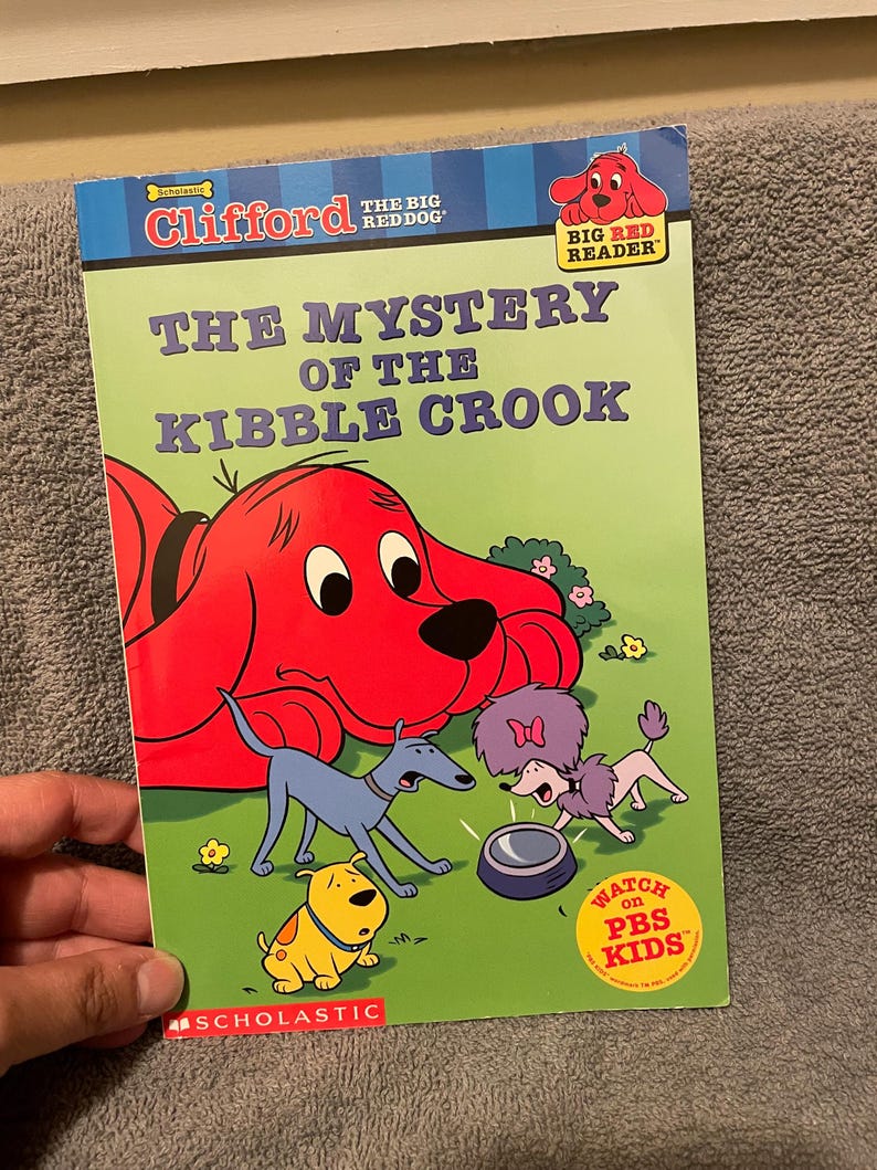 Vintage Children’s Book Clifford and the Mystery of the Kibble Crook - Etsy