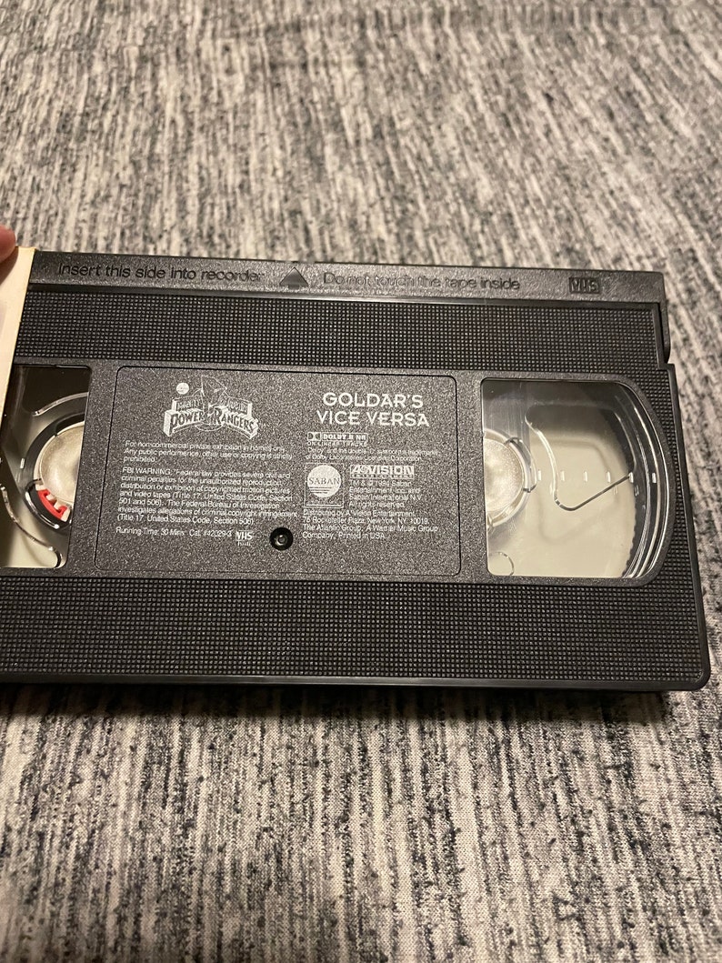 Vintage Power Rangers VHS - Etsy