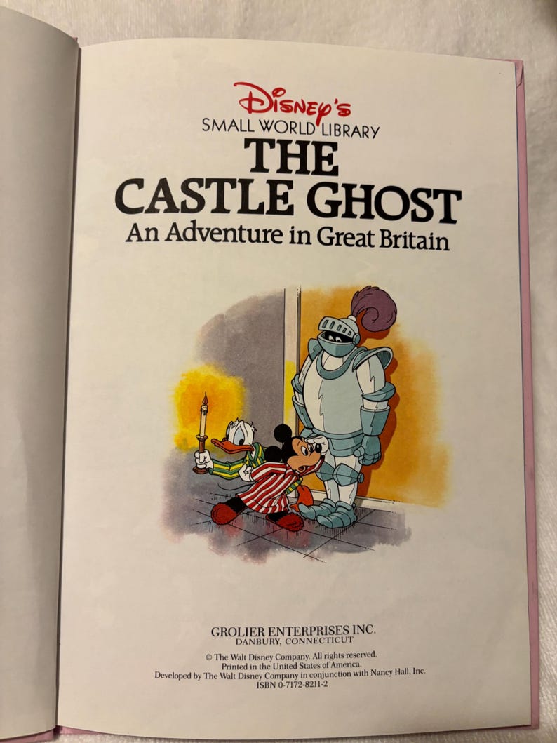 Vintage Disneys Small World Library the Castle Ghost Children’s Book - Etsy