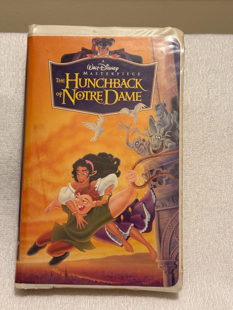 Vintage Disneys Hunchback of Notre Dame VHS Children’s Movie - Etsy