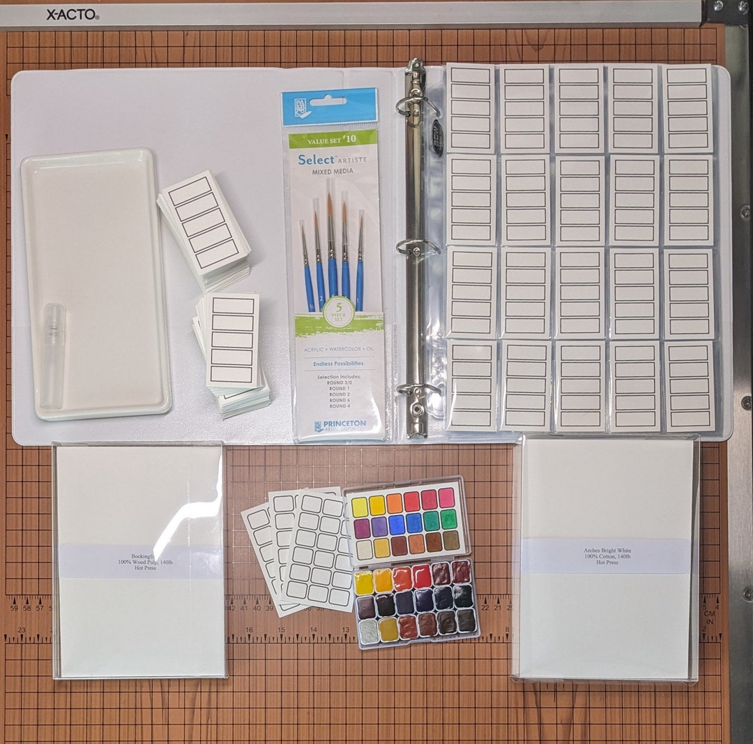 Watercolor Starter Kit - Watercolor Kit for Beginners - 18-color ...