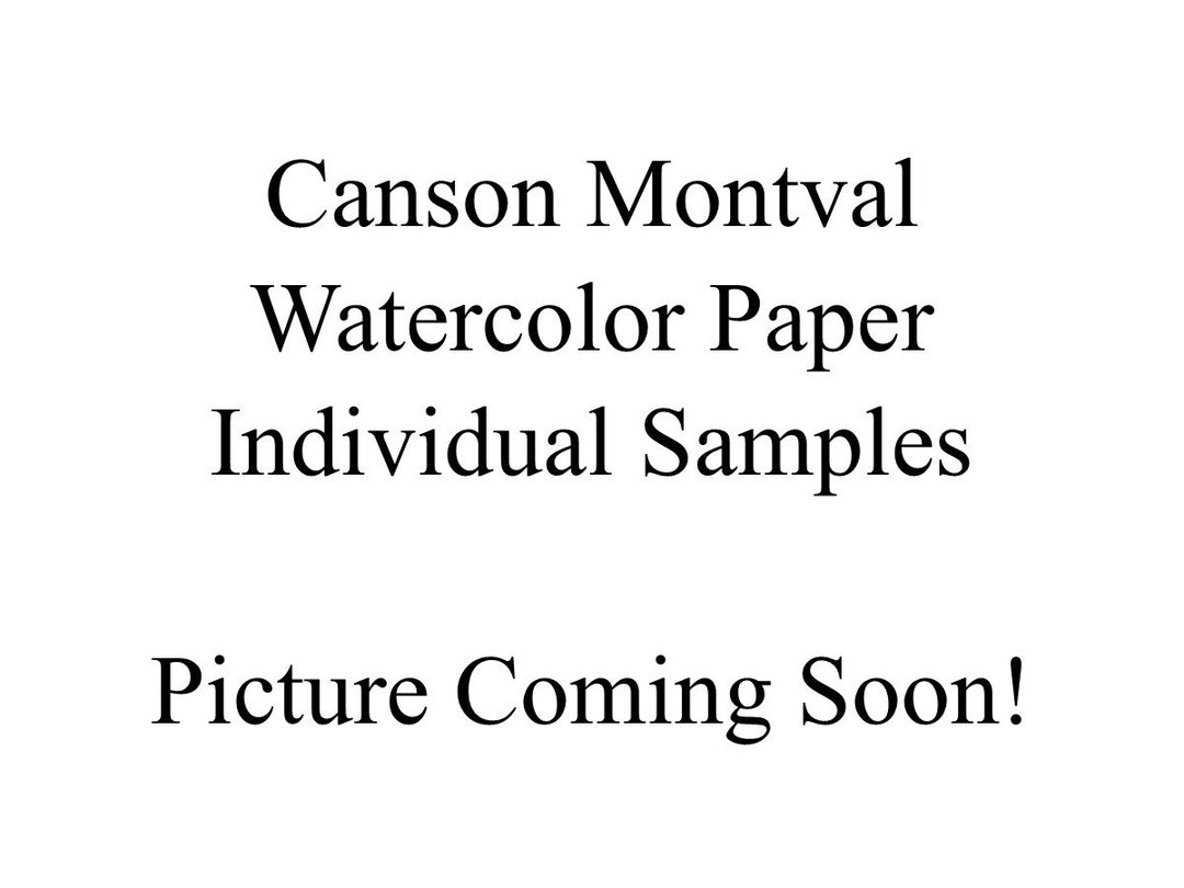 Canson Montval Watercolor Paper - Individual Samples - 5x7 Inch - 140lb ...