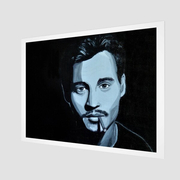 Johnny Depp Paintings - Etsy