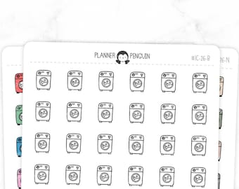 Washing Machine Stickers - Etsy