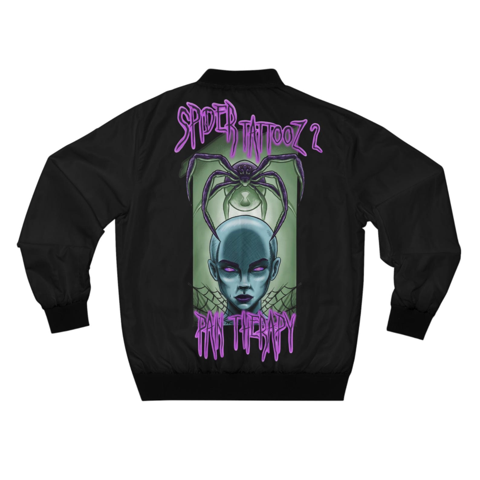 Spider Tattooz 2 Men's Bomber Jacket (AOP) - Etsy