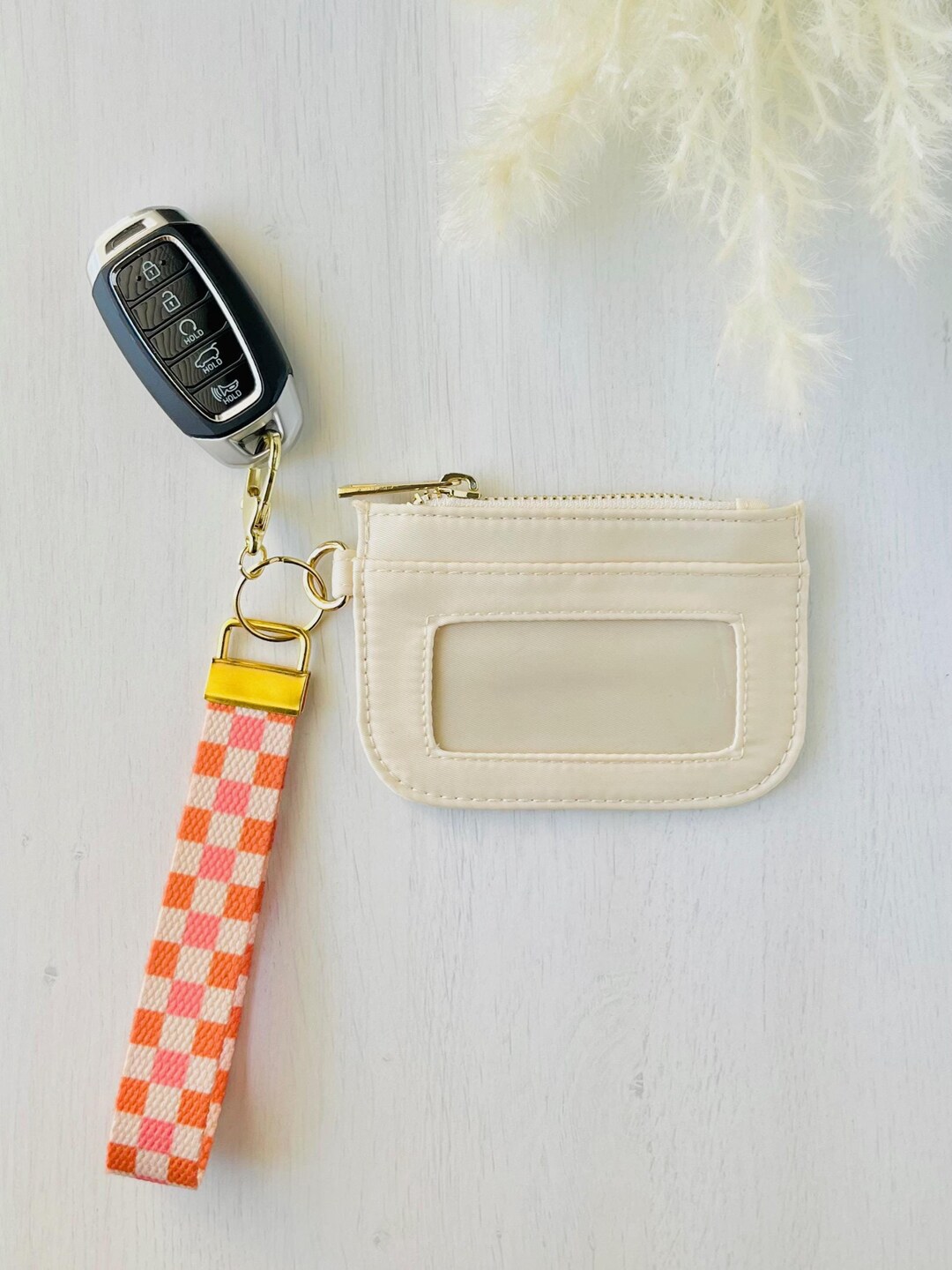 Keychain ID Wallet With Wristlet | Wrist Wallet Lanyard | ID Key ...