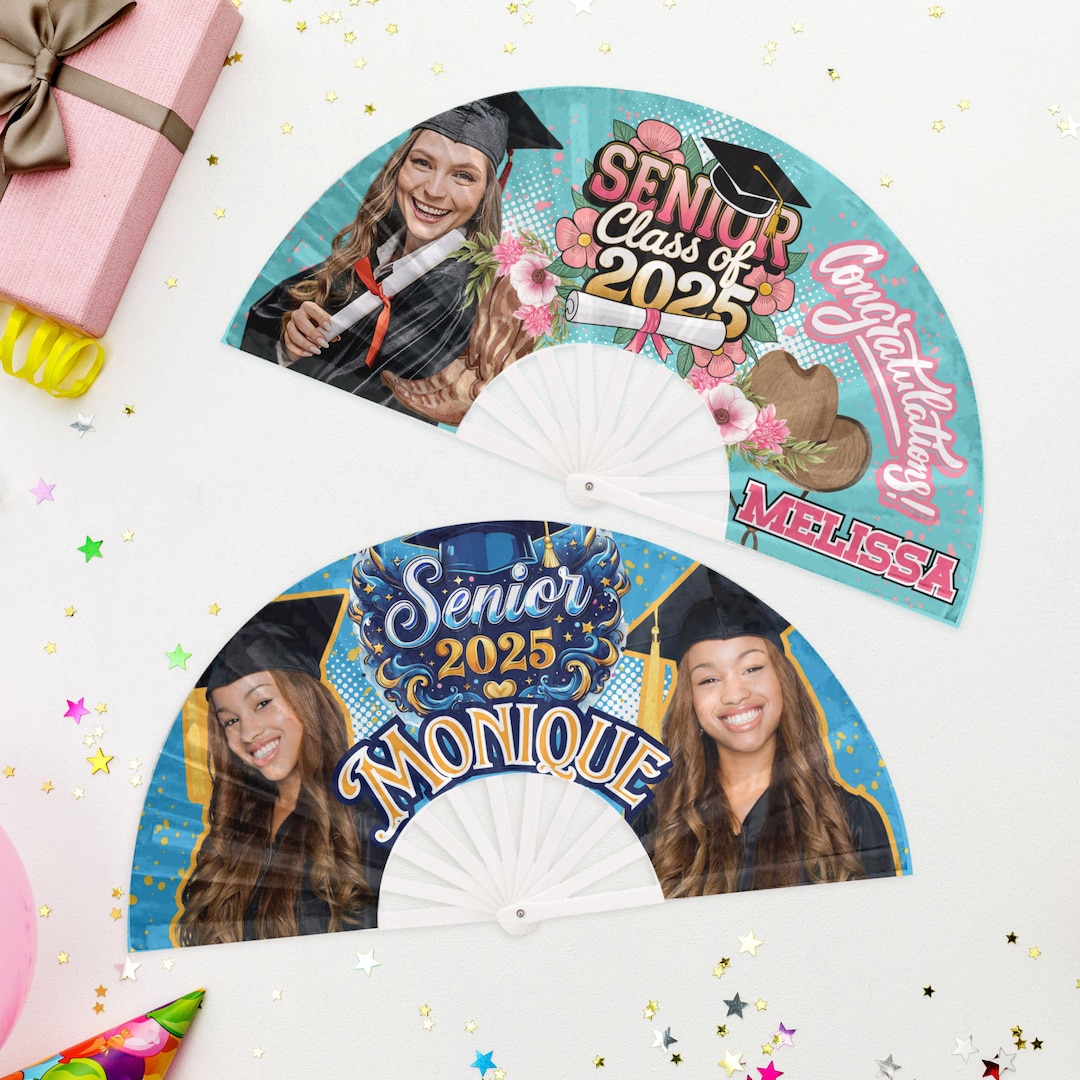 Personalized Graduation Clack Fan: Custom Party Favor - Etsy