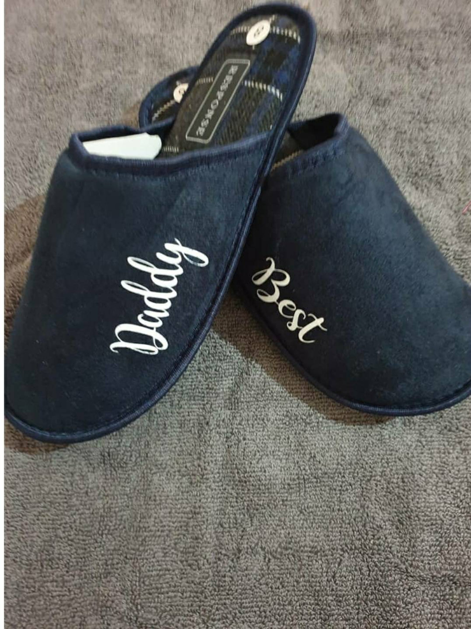 Personalised Mens Slippers With Any Name - Etsy UK