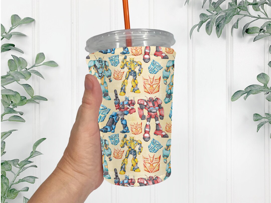 Transforming Robots Iced Coffee Cozy Insulated Coffee - Etsy