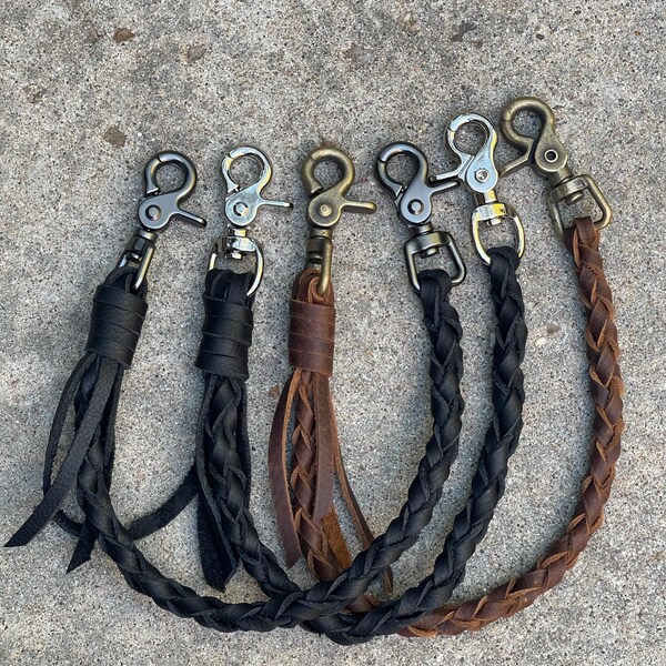 Leather Wallet Chain - Etsy