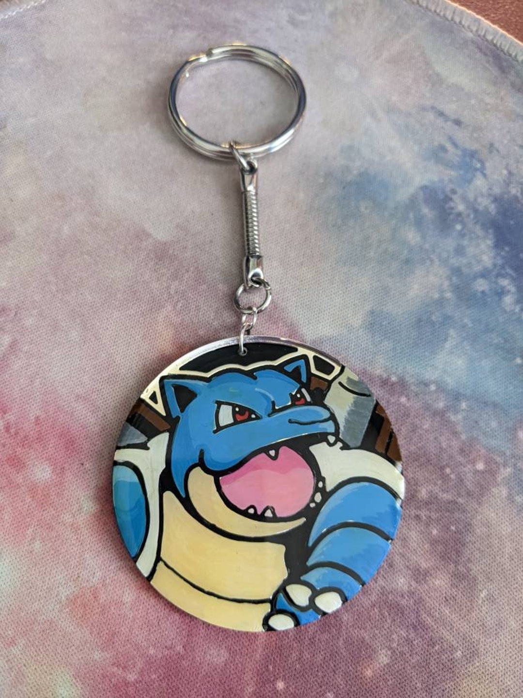 Blastoise Coin Keychain - Etsy