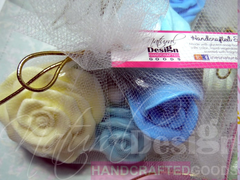 4pack /roses and Pearls Soap / Beautiful Package / Large Bars of Soap ...