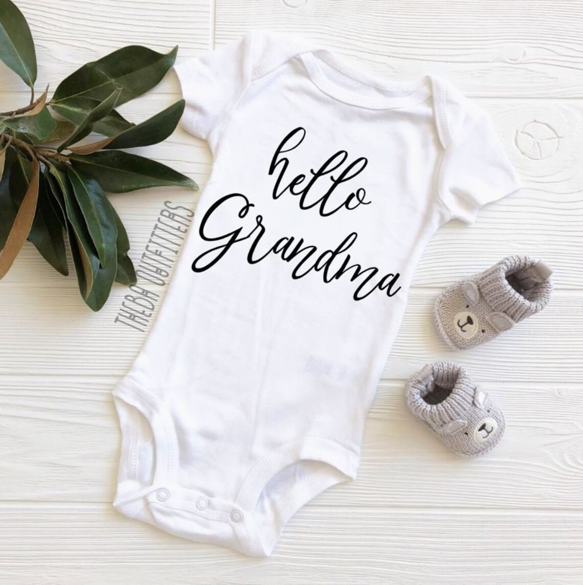 Hello Grandma Pregnancy Baby Announcement Gift for - Etsy