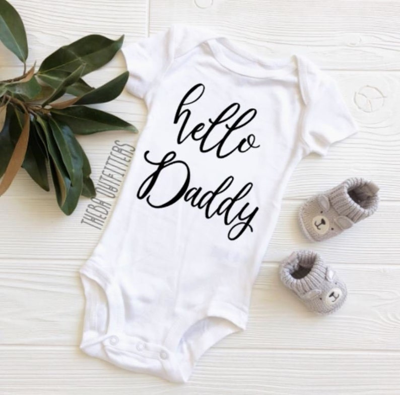 Hello Daddy Pregnancy Baby Announcement Gift for Husband | Etsy