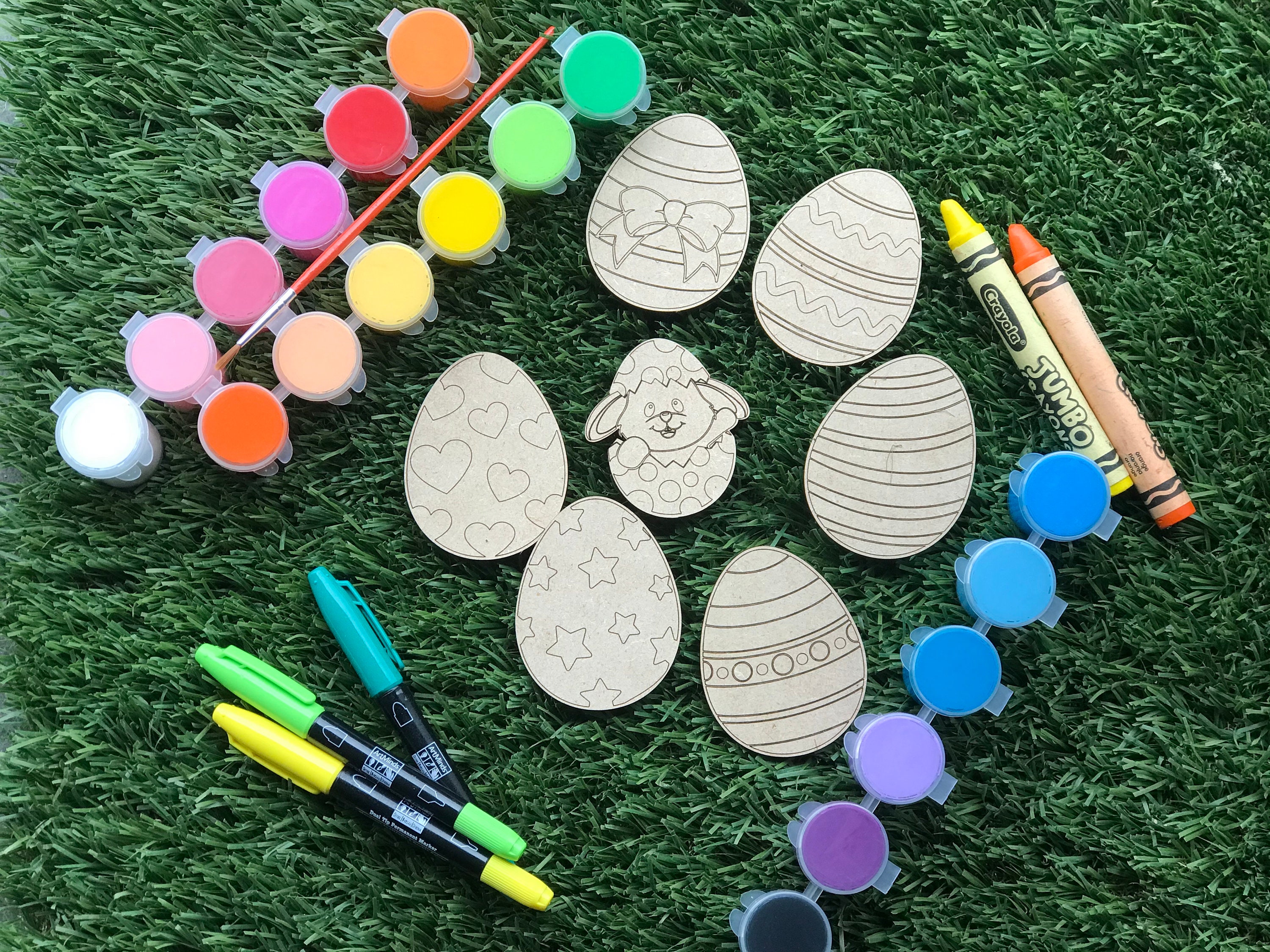 Paint Your Own Easter Eggs Kids Easter Craft Kit Easter - Etsy