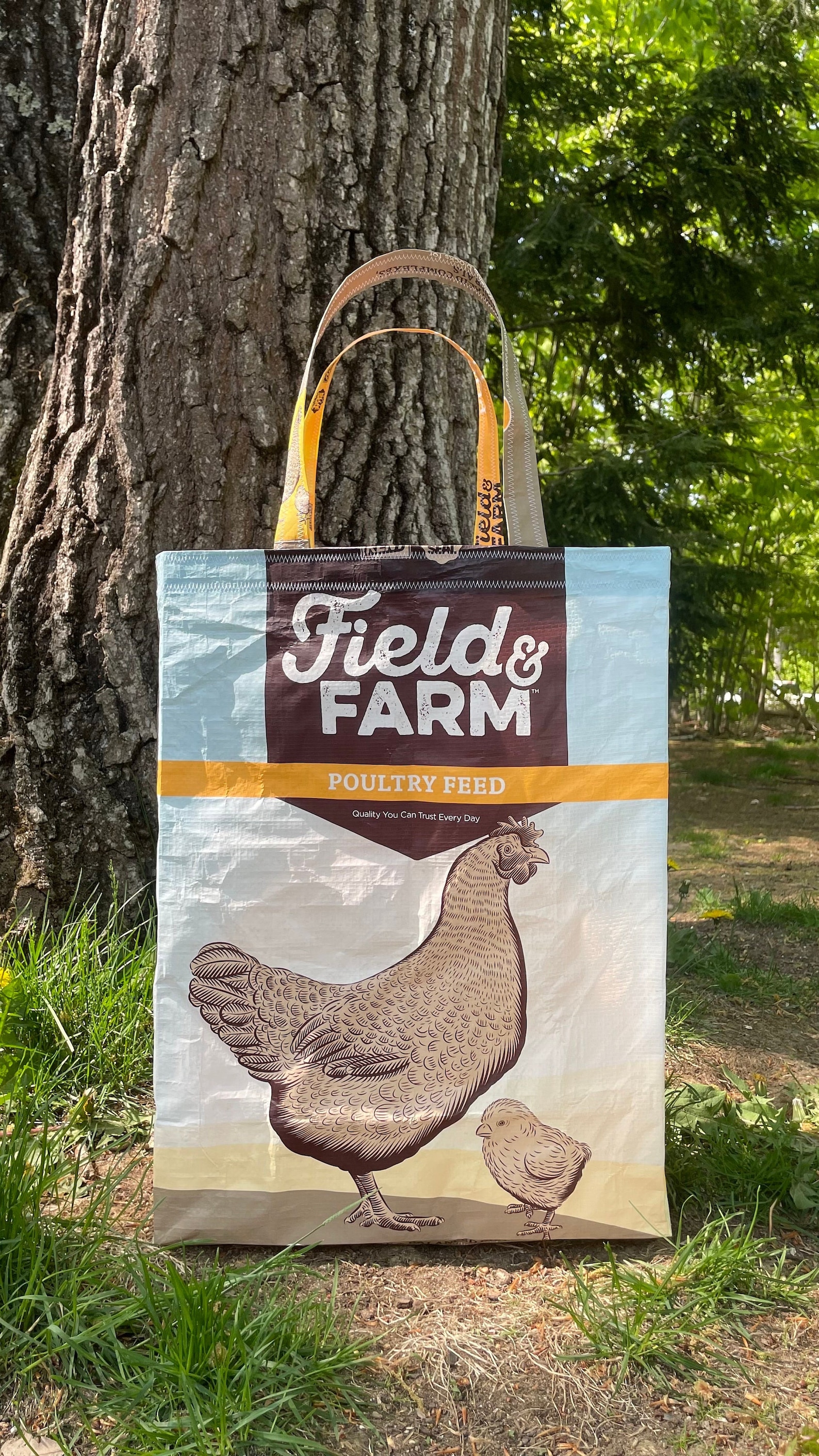 Upcycled Chicken Feed Sack Tote Bag – Farm Market Bag - Etsy