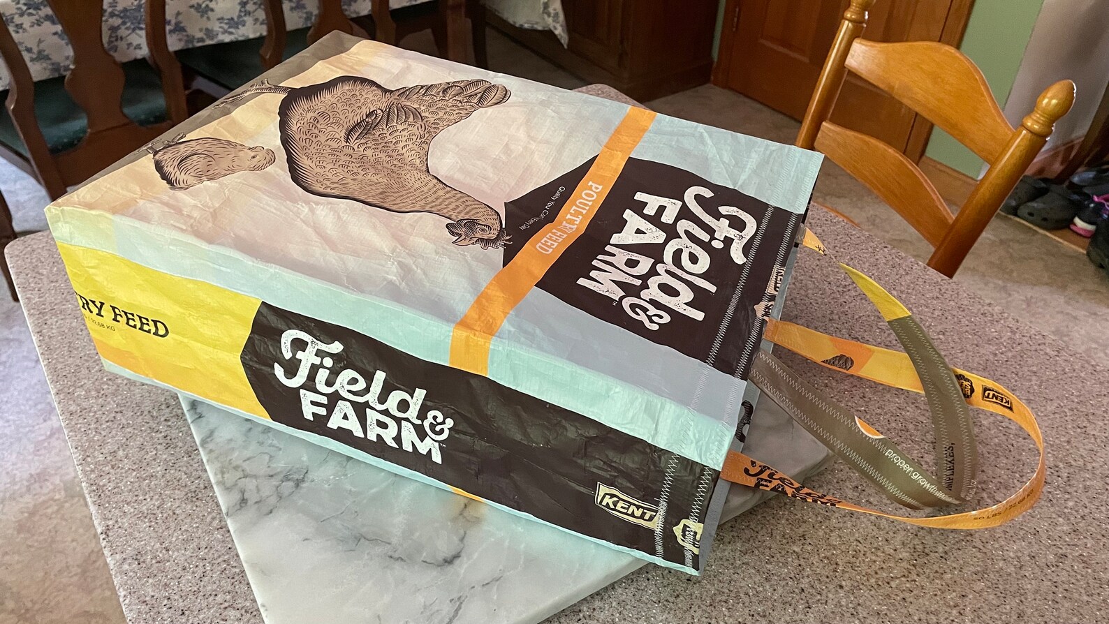 Upcycled Chicken Feed Sack Tote Bag – Farm Market Bag - Etsy