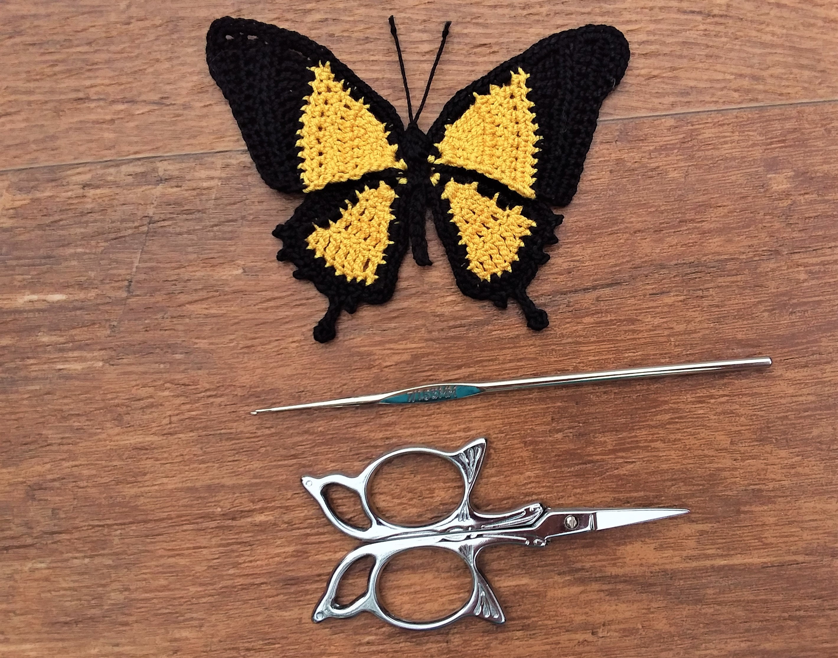 Patternbutterfly Motif PDF Patterninstant - Etsy