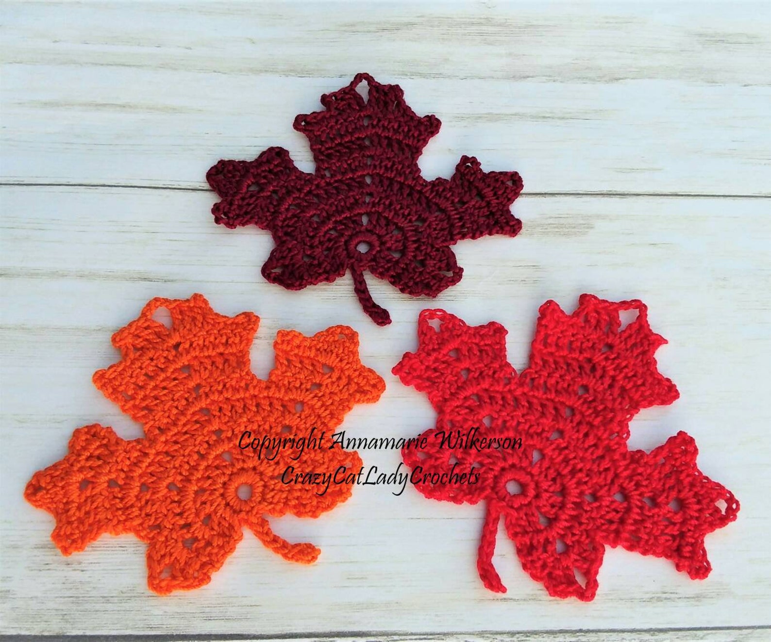 Pattern--"fall Leaf Motifs" PDF Pattern Set--instant Download--full ...