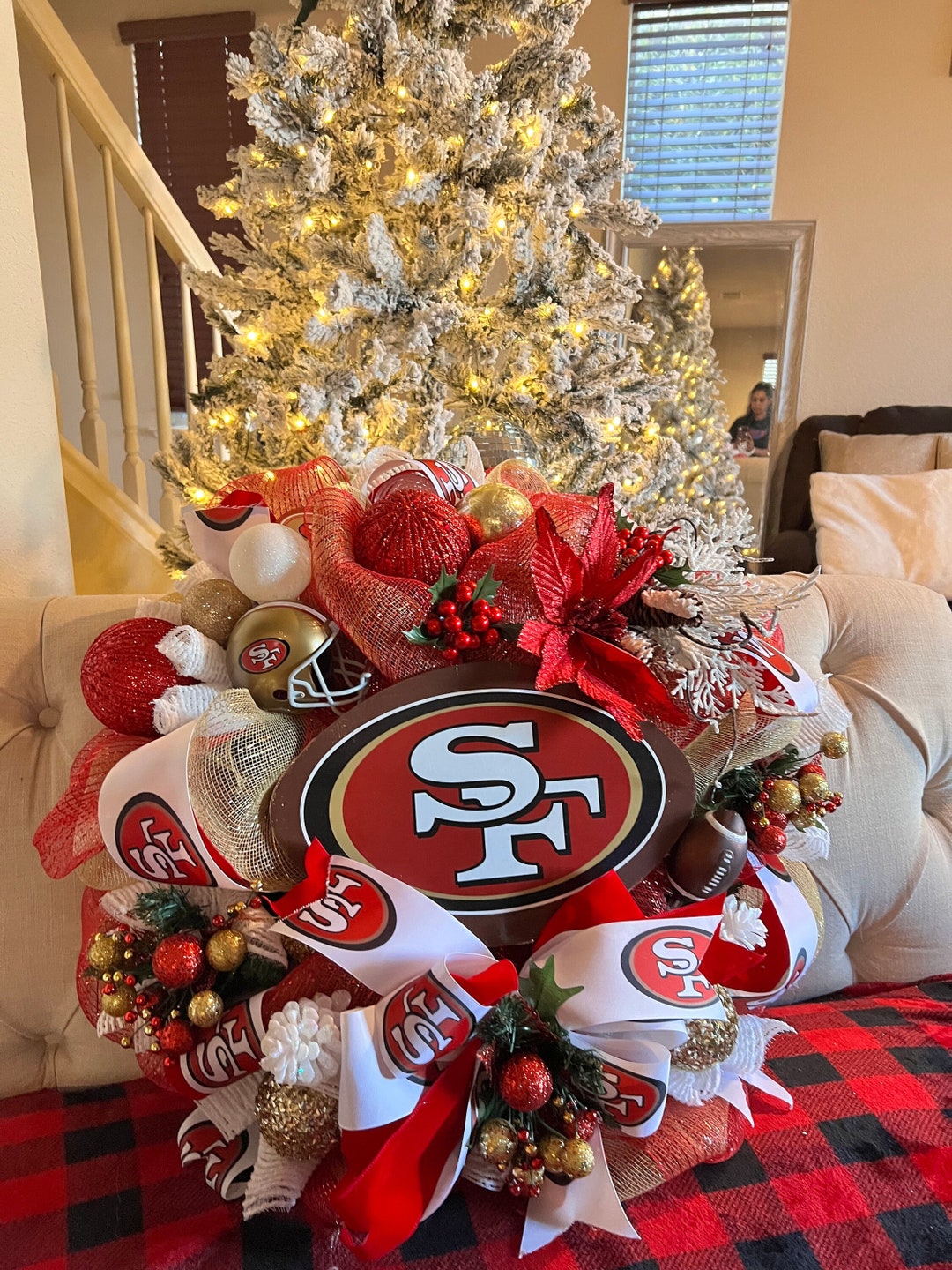 49er Wreath - Etsy