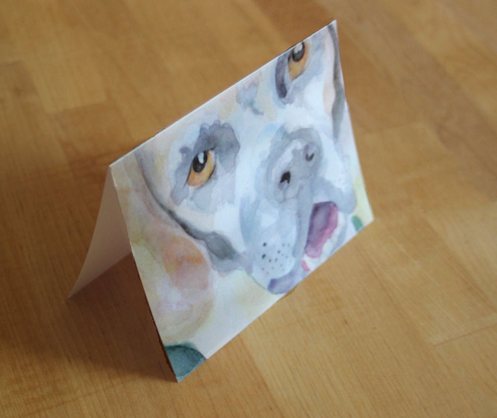 Puggle Watercolor Note Card Set All Occasion Dog Stationery - Etsy
